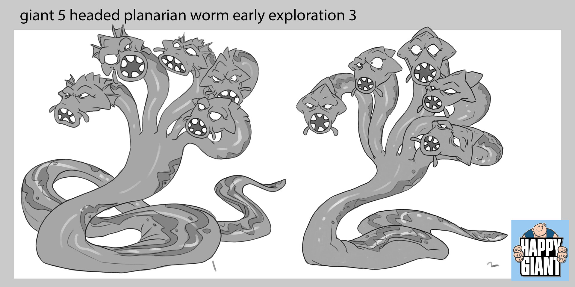 planaria worm drawing