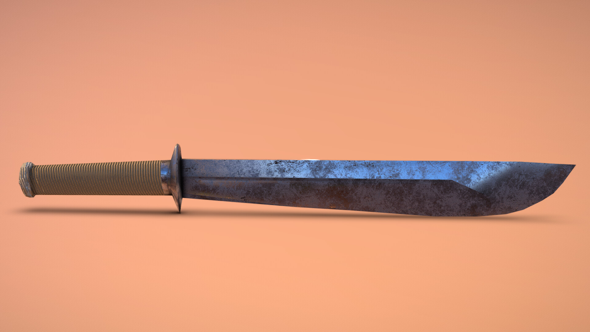 Dmytro Nortenko - Ultra low poly well-worn blade