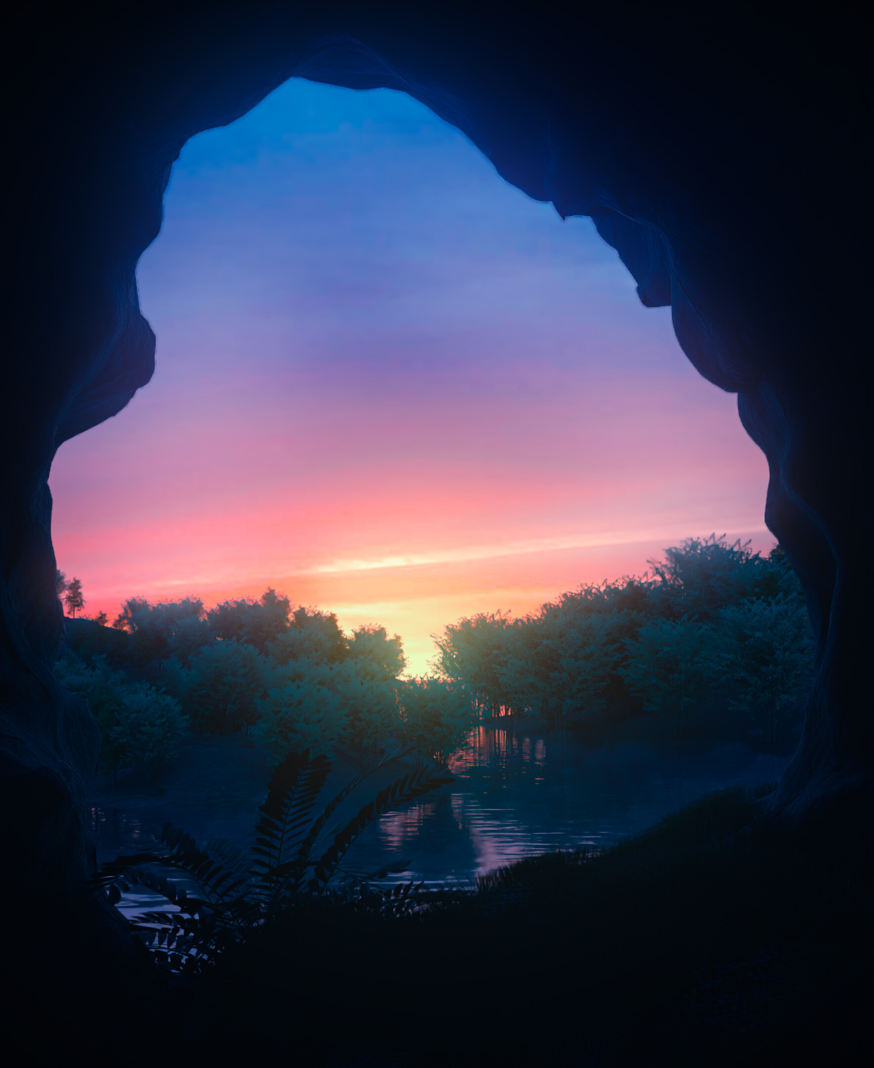 ArtStation - Blender landscape