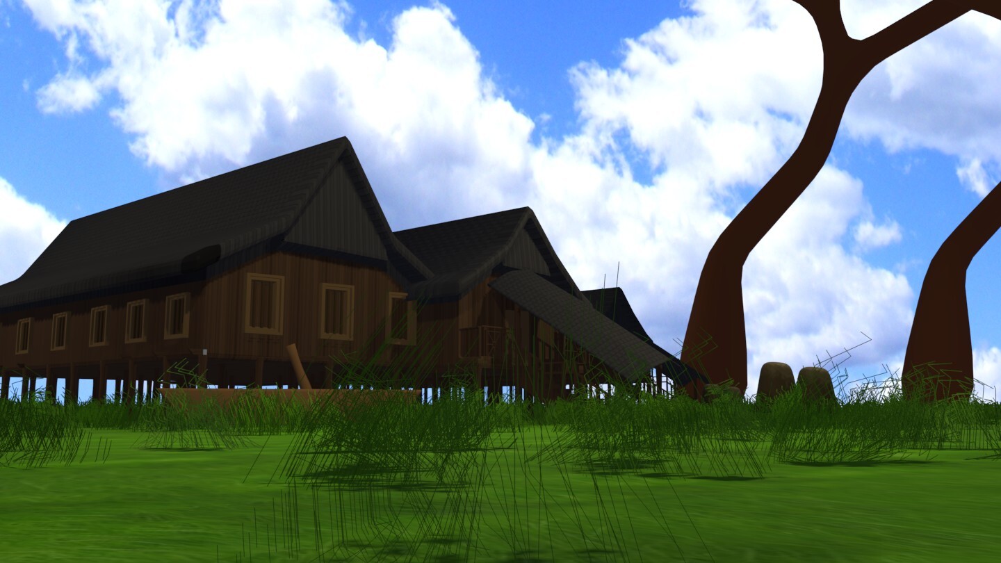 ArtStation - Balla Lampoa Game House Design