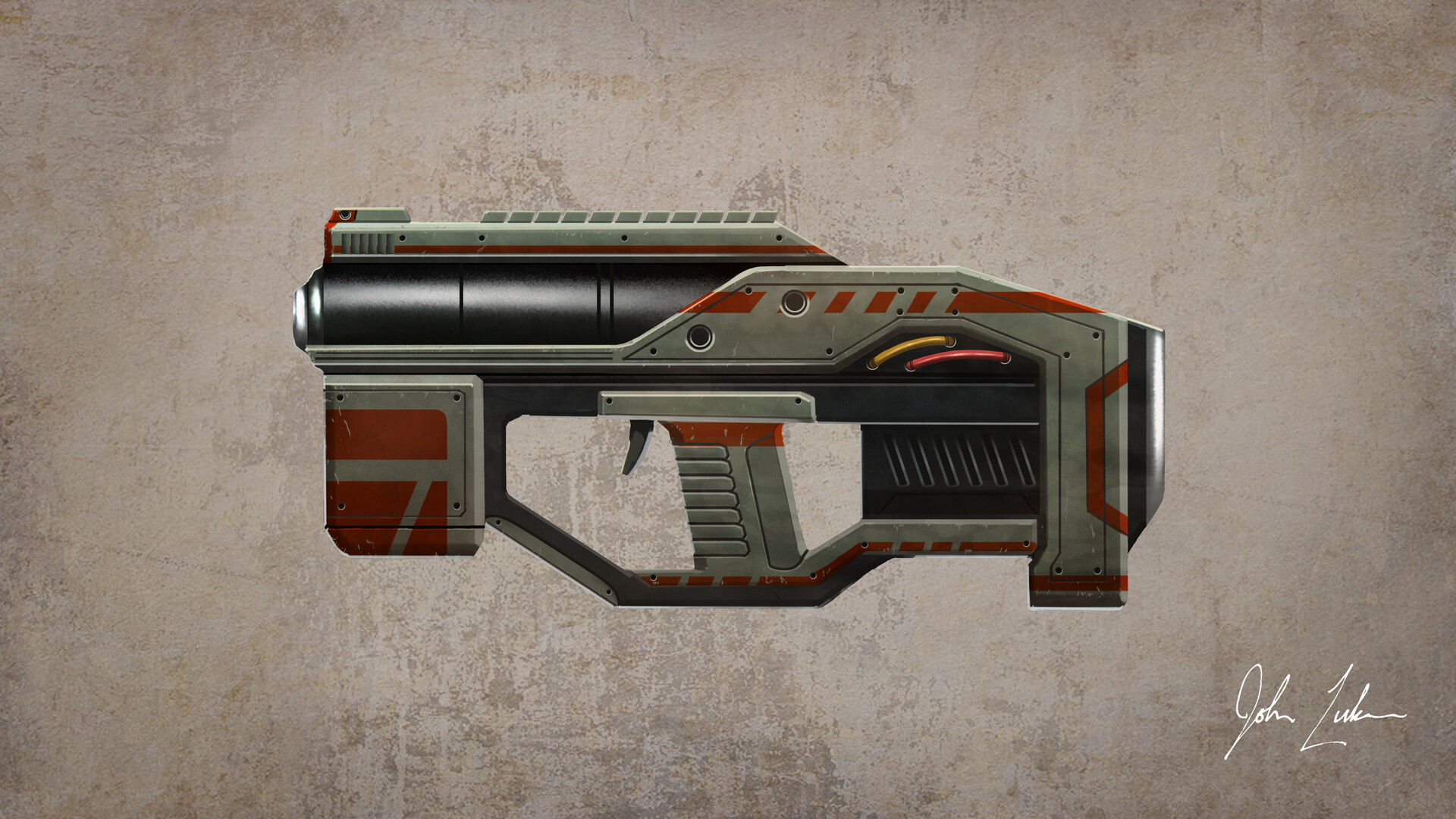 ArtStation - Pulse Rifle