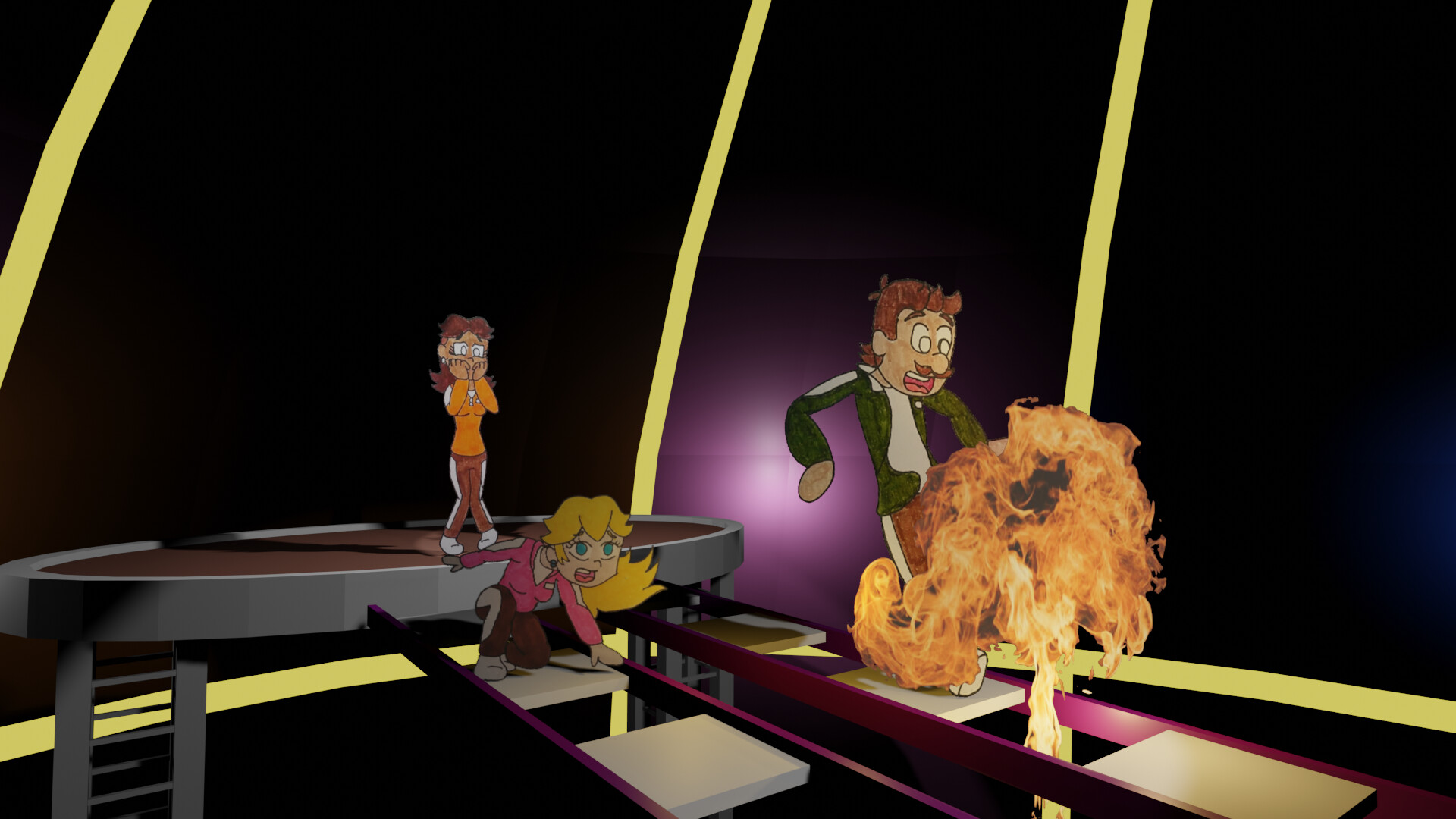 ArtStation - Mario Party but its Squid Game (with Behind the Scenes)