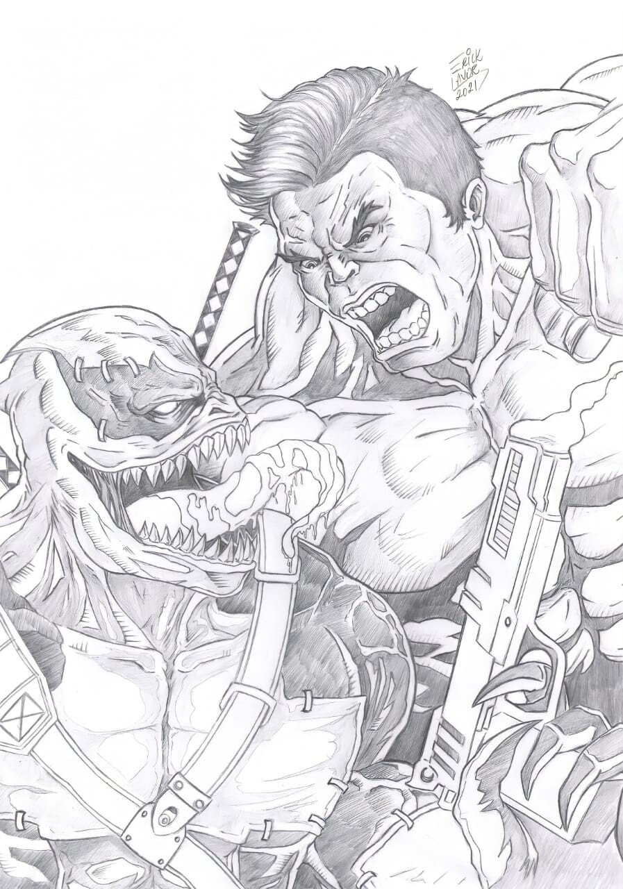 hulk vs monster coloring pages
