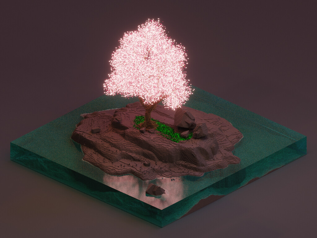ArtStation - Magical Sakura Tree