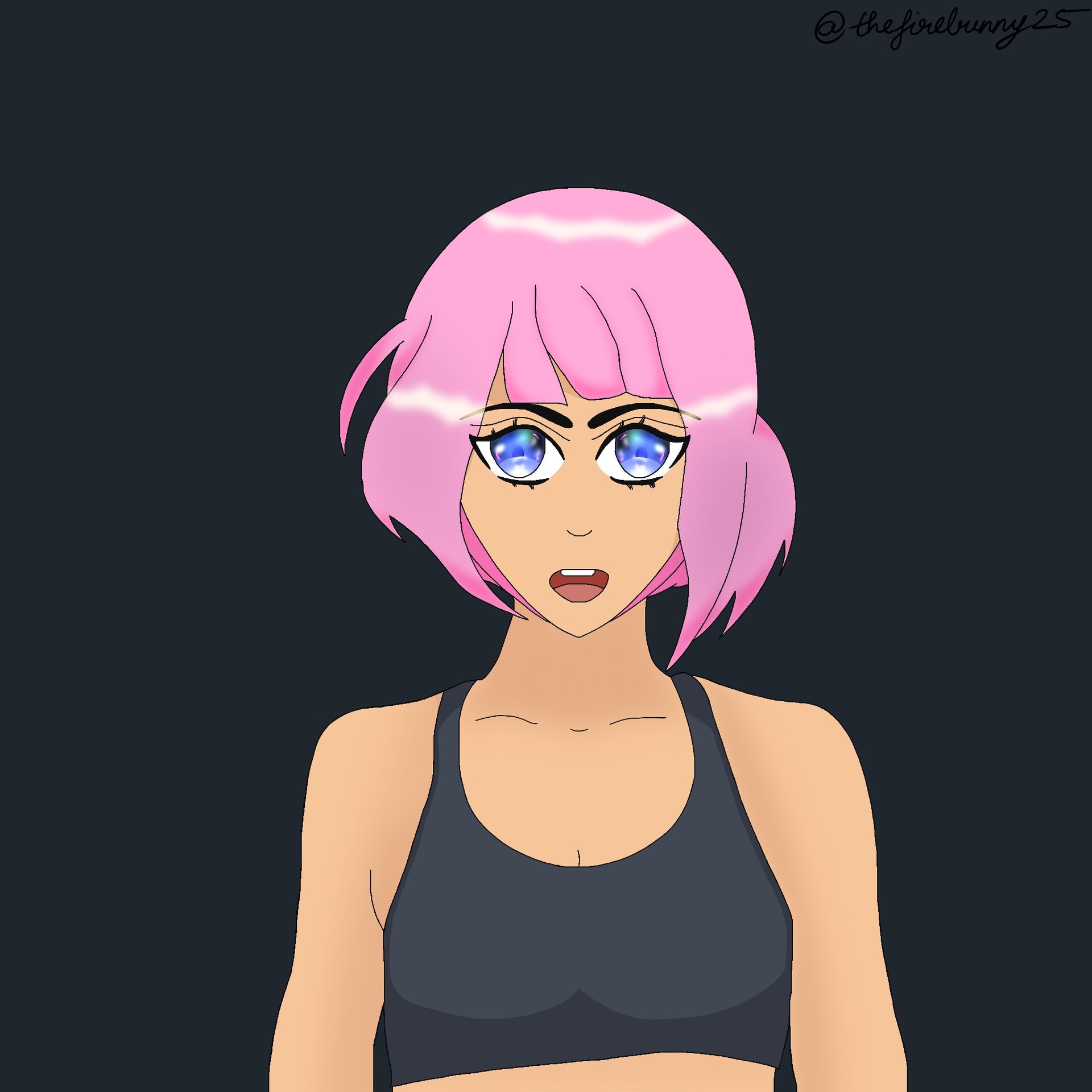 ArtStation - In the Gym (Original Character)