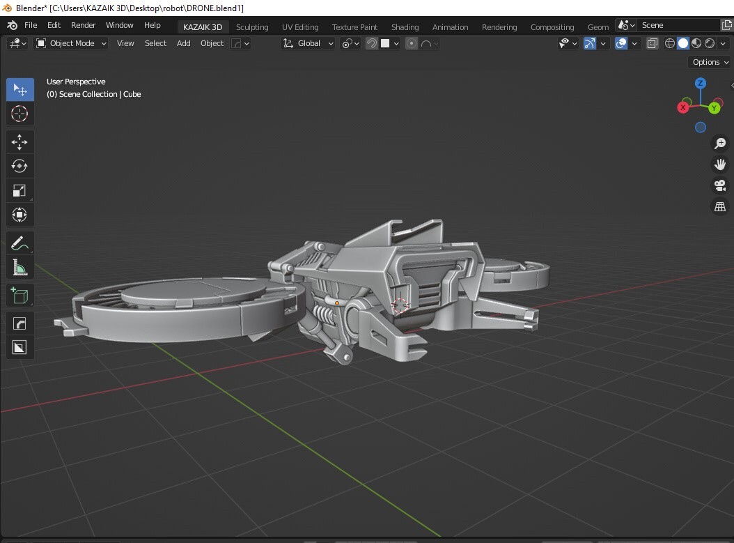 ArtStation - Drone by KAZAIK 3D