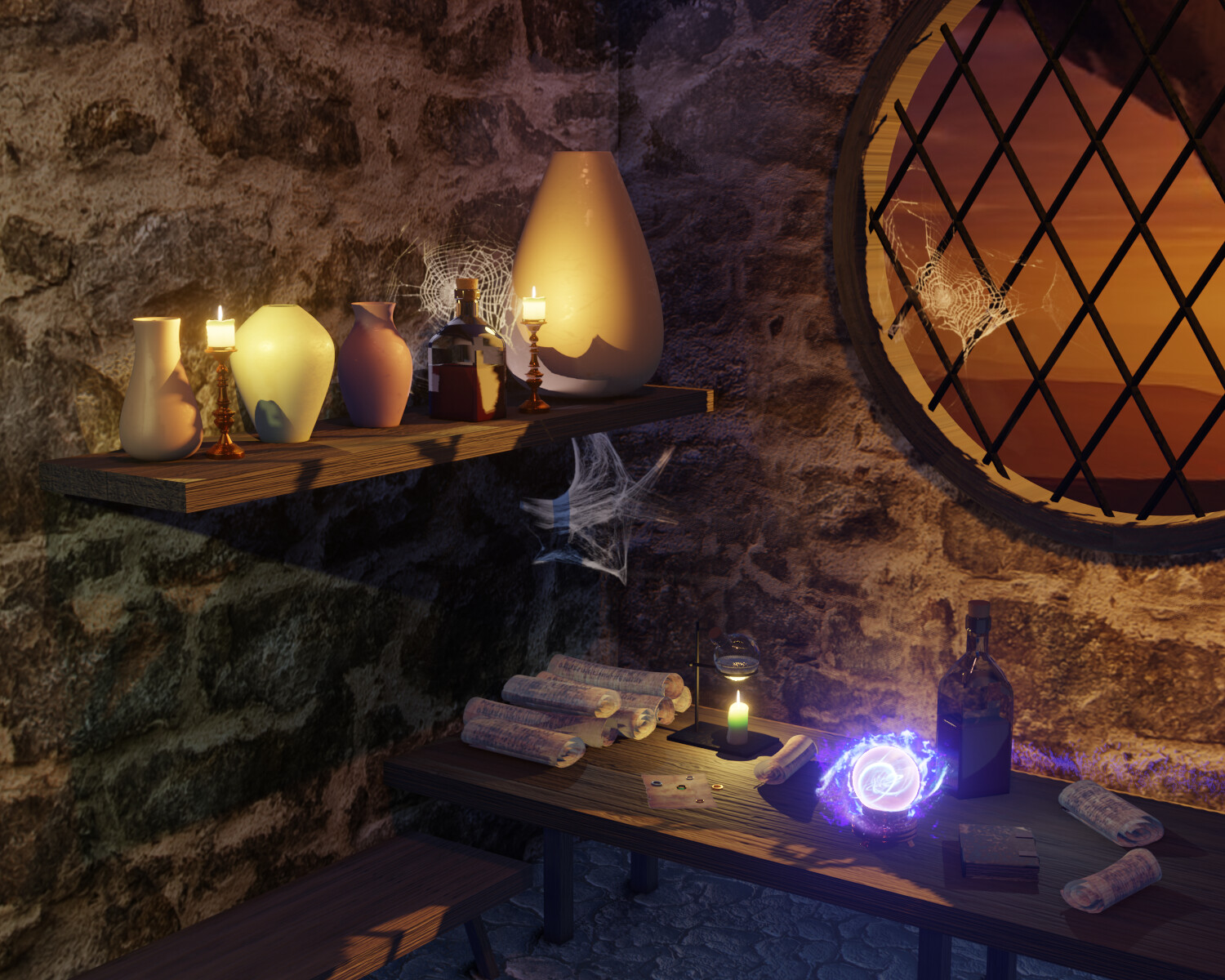 ArtStation - alchemist's table