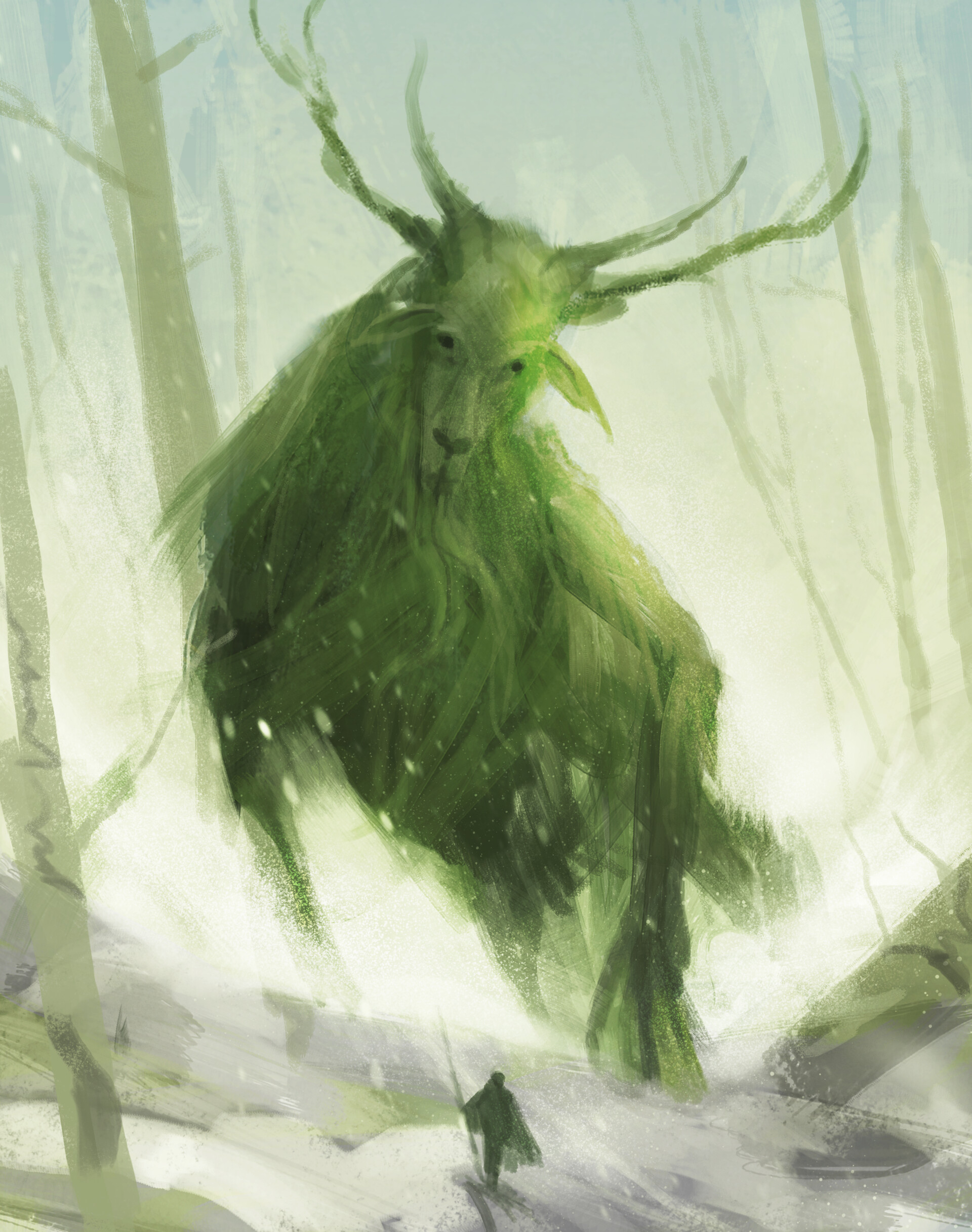 ArtStation - Winter goat