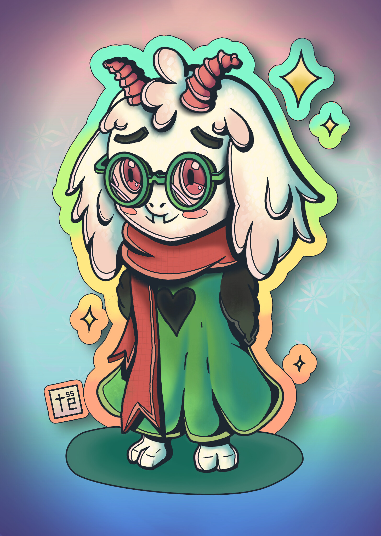 ArtStation - Ralsei (Deltarune Fan-Art)