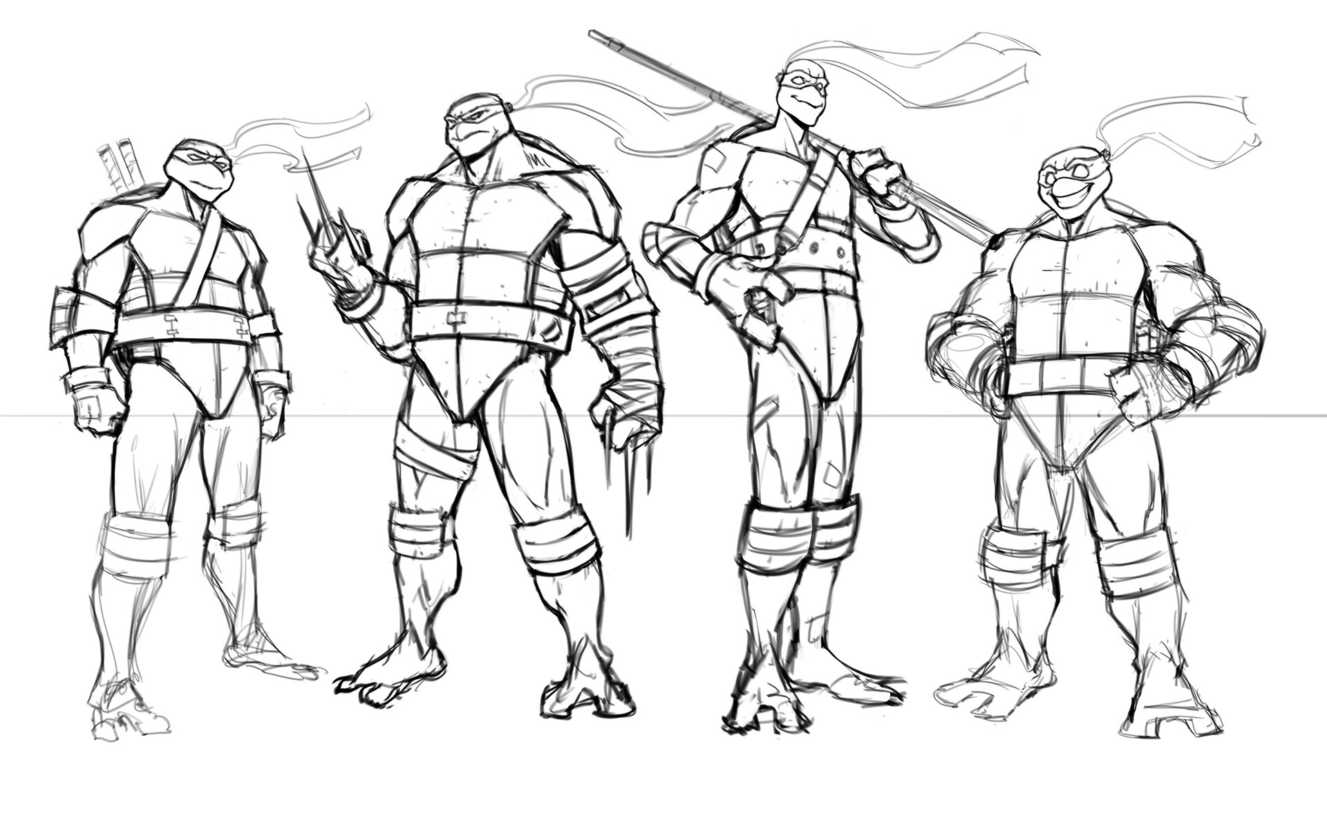 Artstation Teenage Mutant Ninja Turtles Concept Art