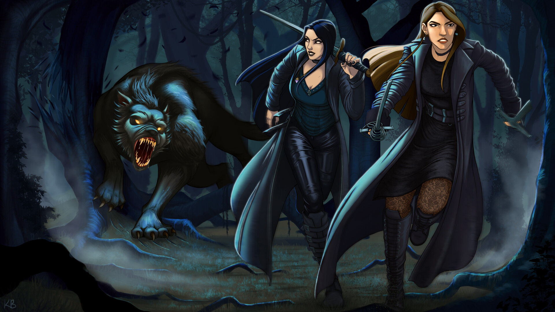 ArtStation - Werewolf Hunting Commission