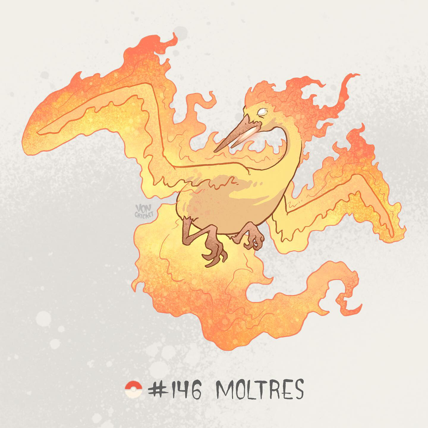 ArtStation - #146 Moltres