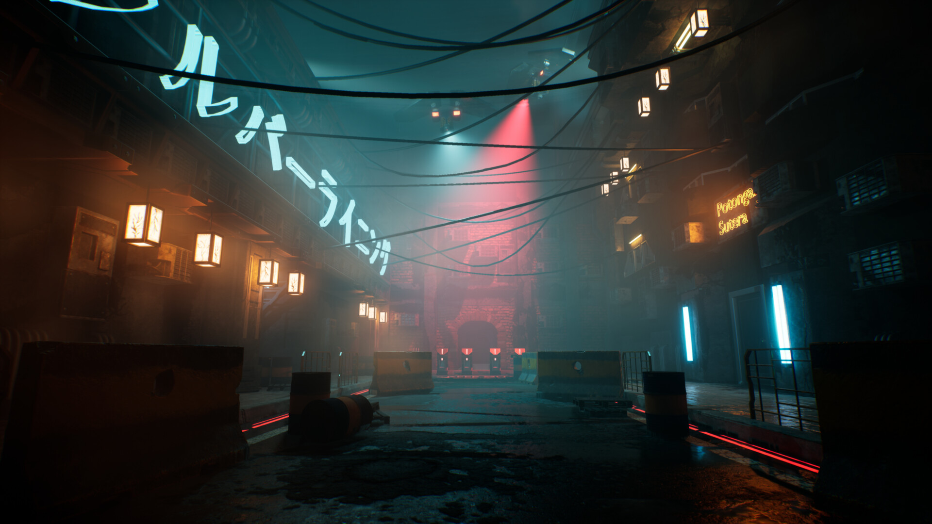 ArtStation - Lockdown | Cyberpunk inspired environment