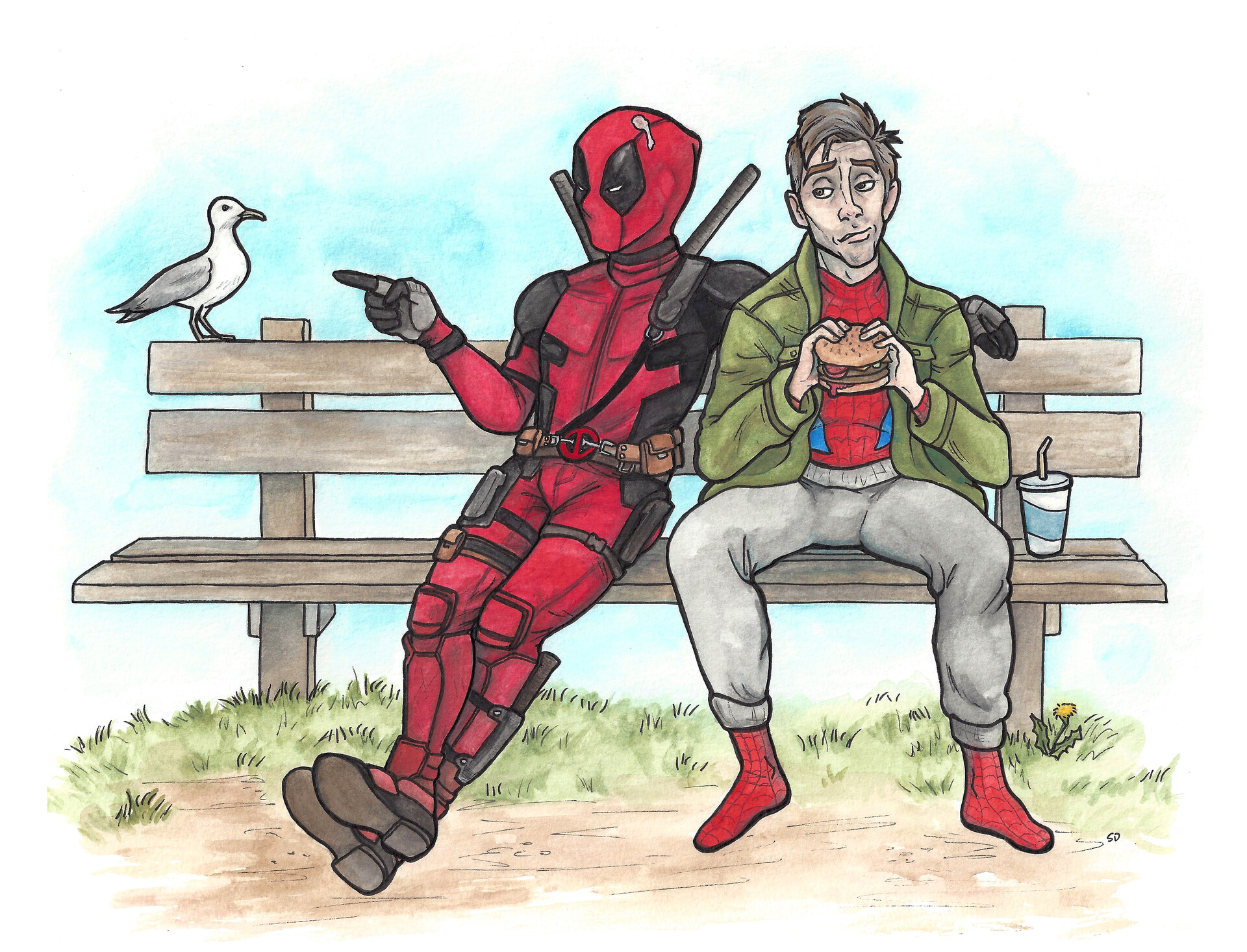 ArtStation - Spideypool