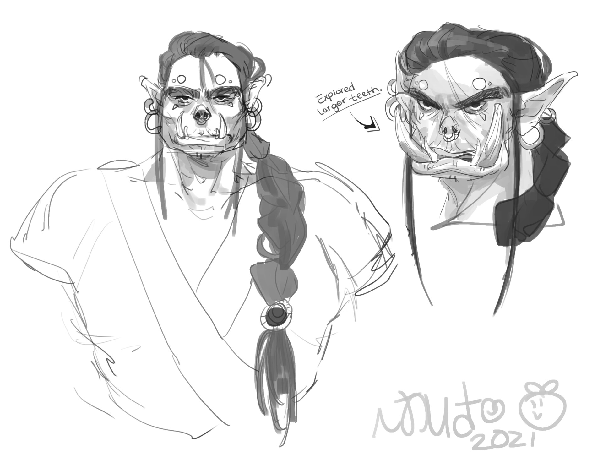 ArtStation - ORC GUY?