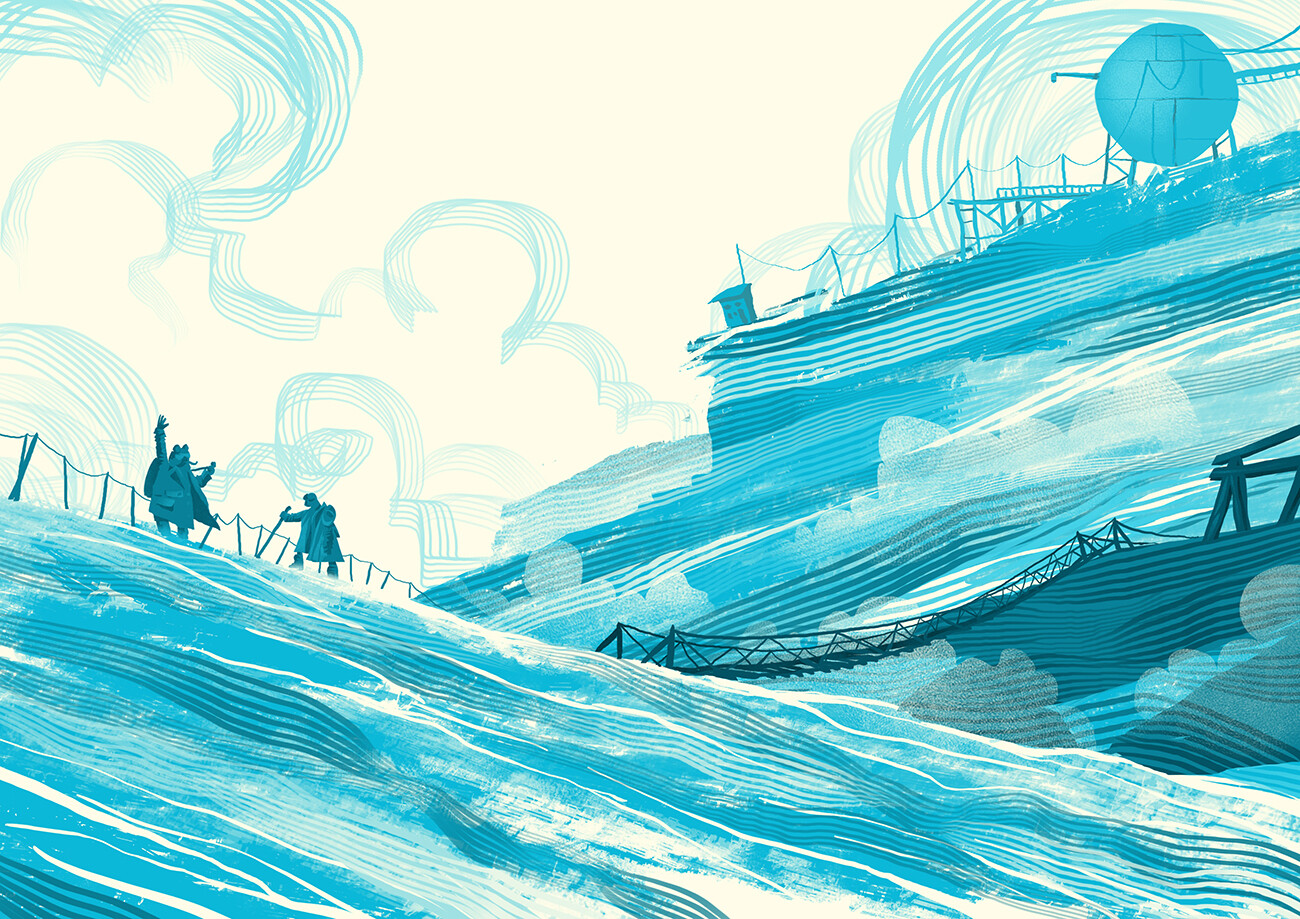 ArtStation - Suspenstion bridge