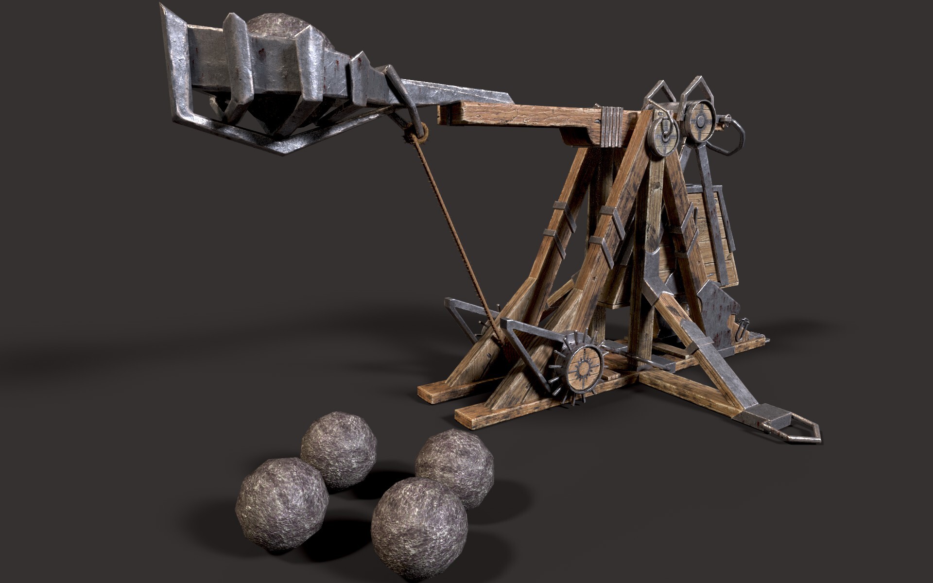 ArtStation - Trebuchet | Medieval Weaponry