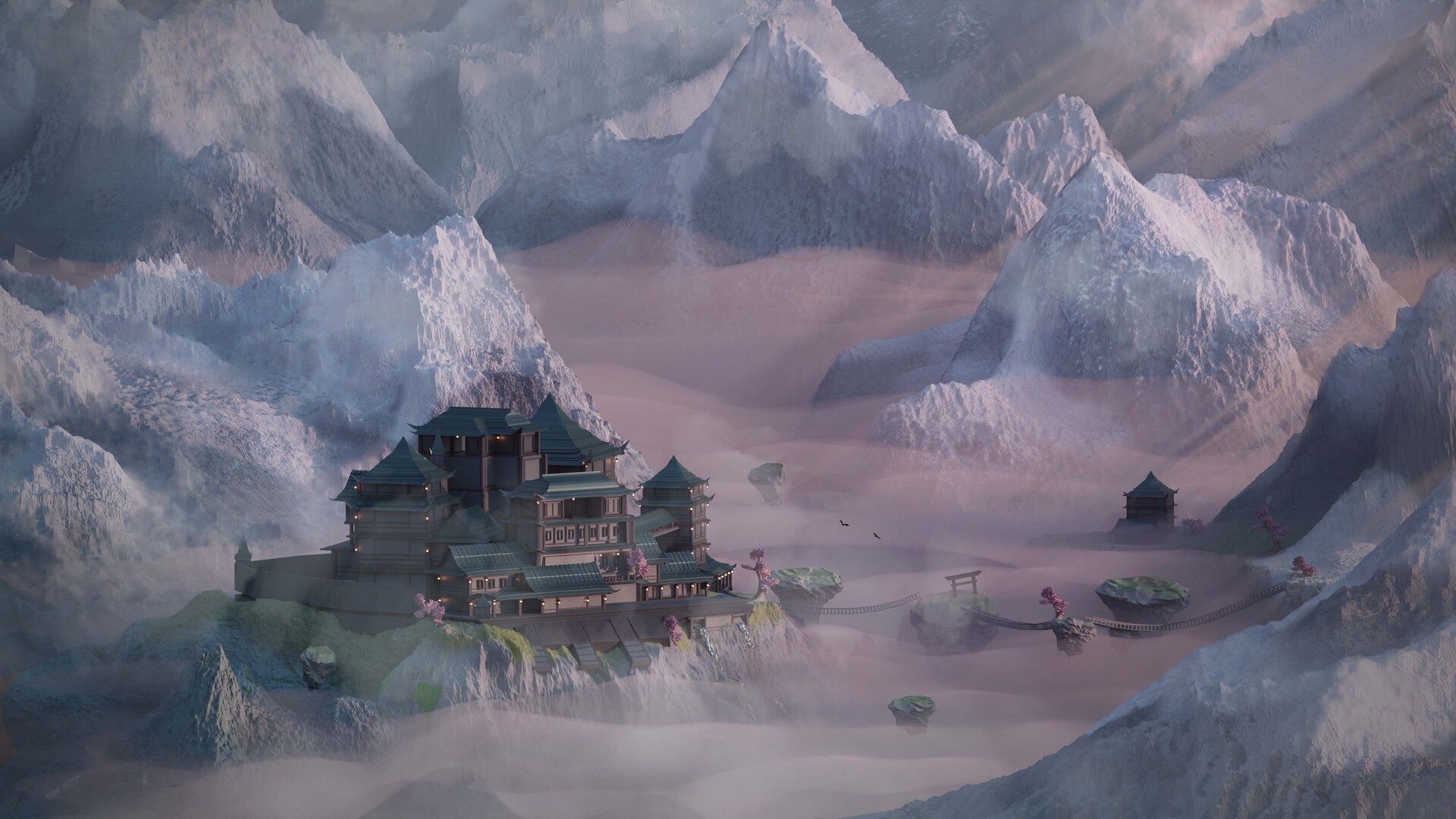 ArtStation - Japan enviroment