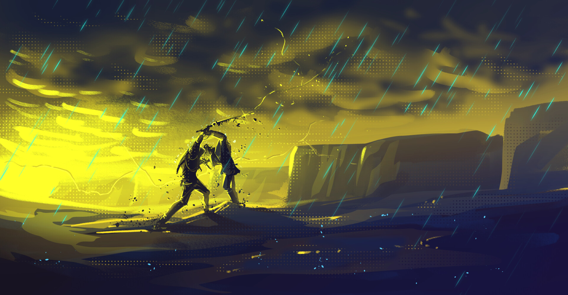 Ruben Menzel - University Project "BY ALL MEANS" - Environment work