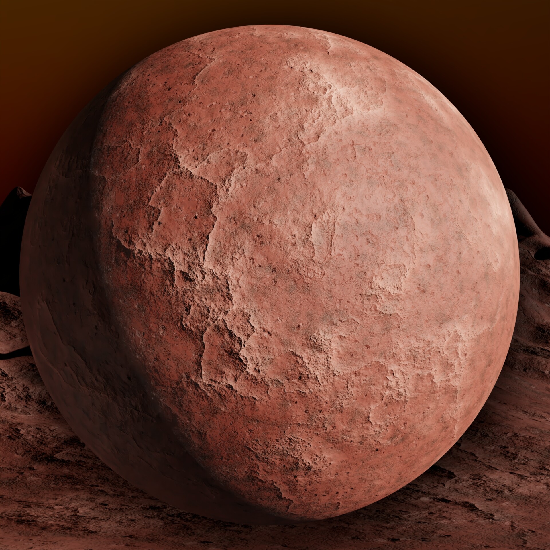 Ryan King - Procedural Rocky Planet Material (Blender Tutorial)