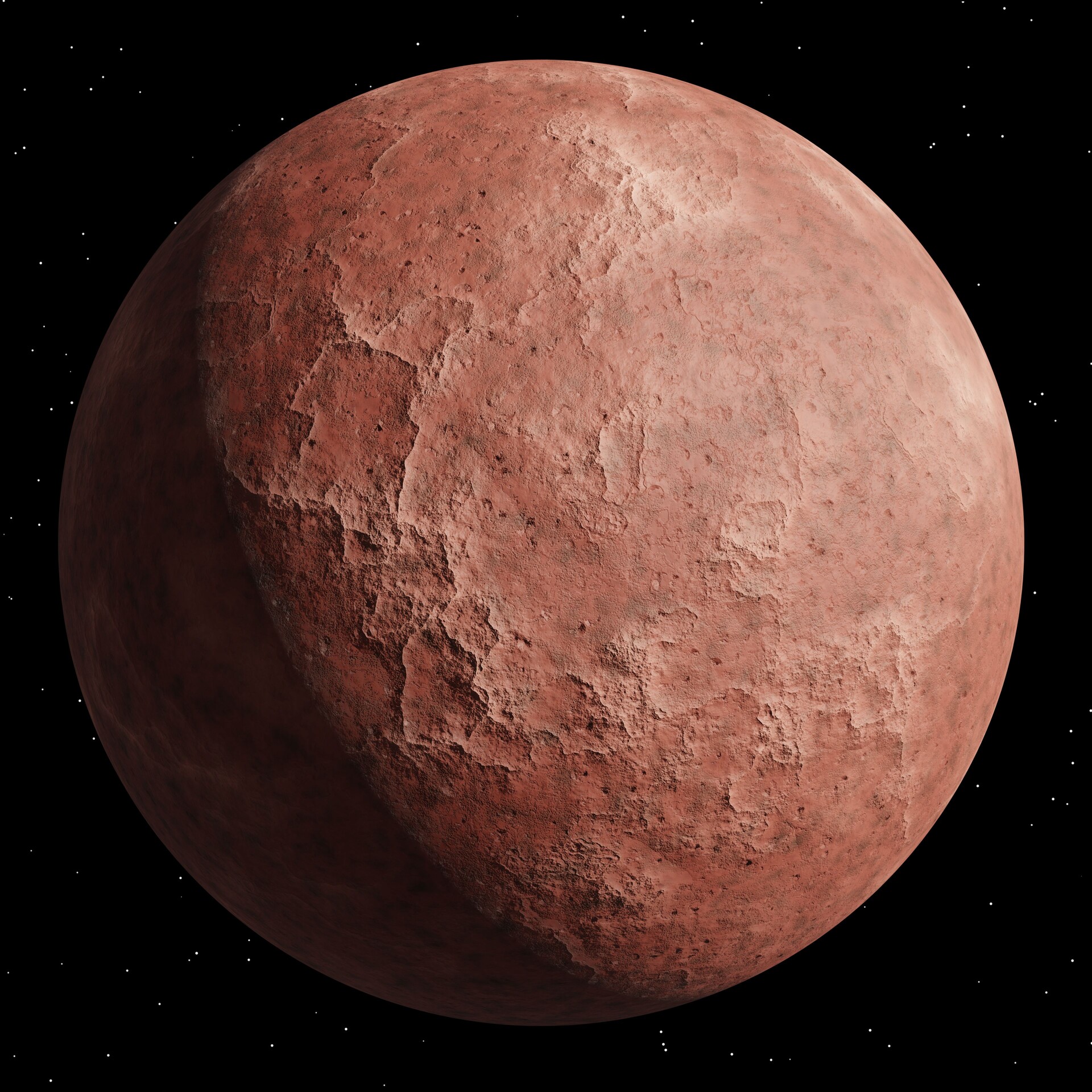 Ryan King - Procedural Rocky Planet Material (Blender Tutorial)