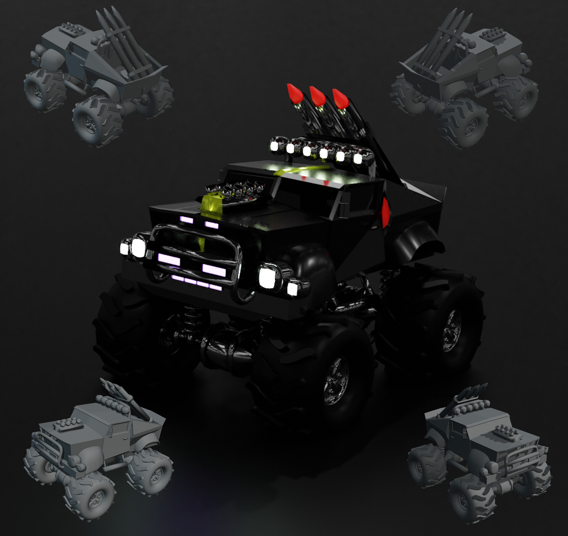 ArtStation - Monster Car
