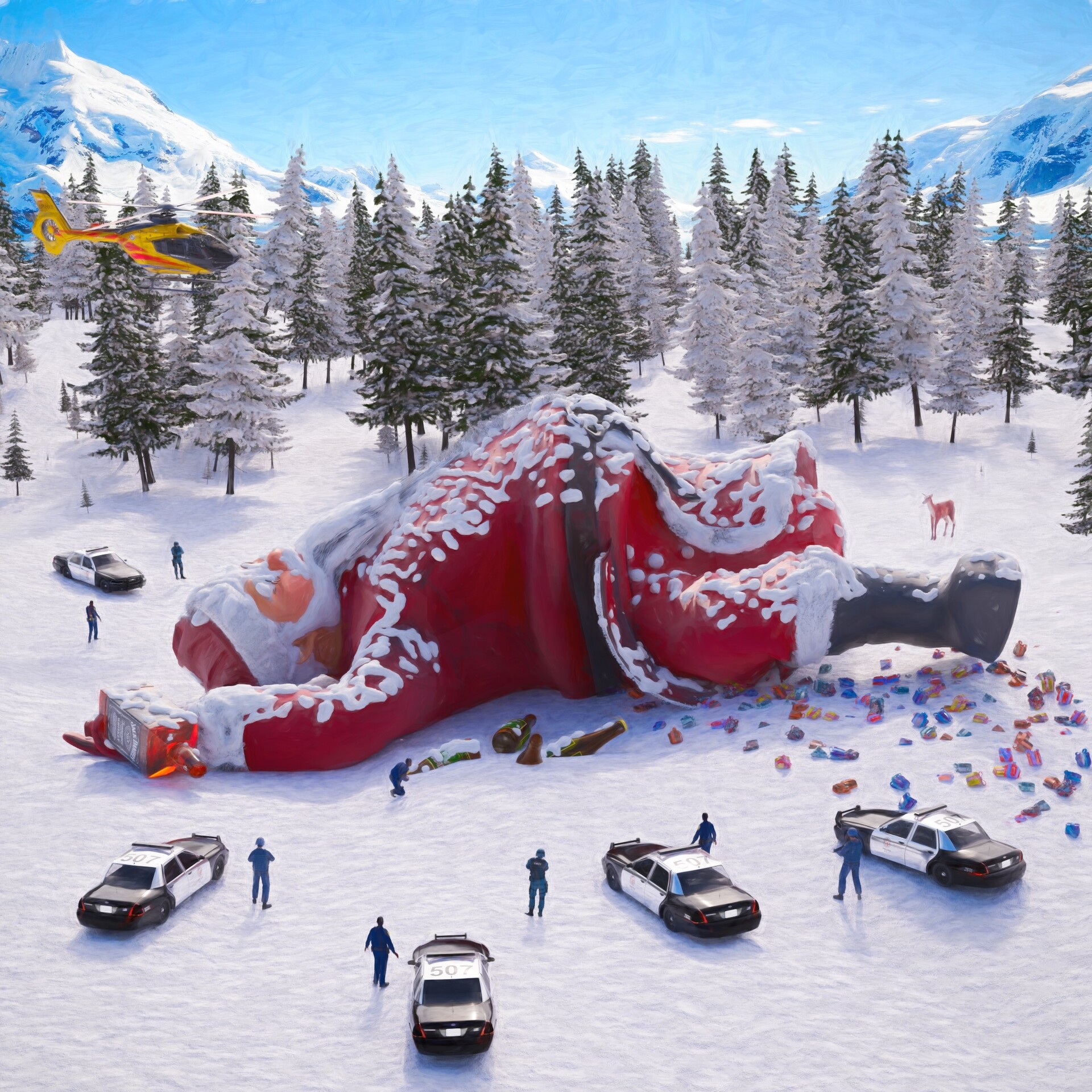 ArtStation - Not again Santa