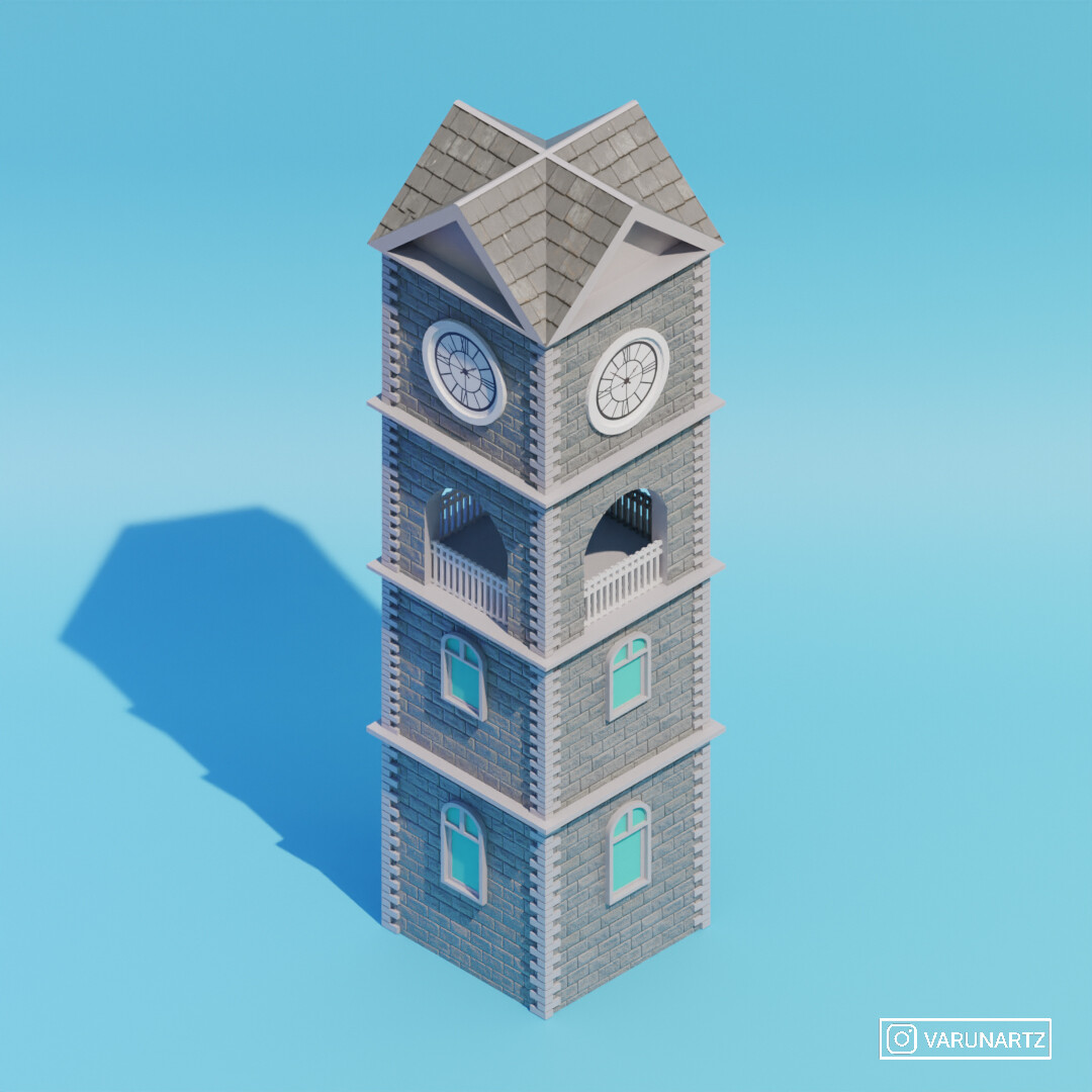 ArtStation - "The clock tower”