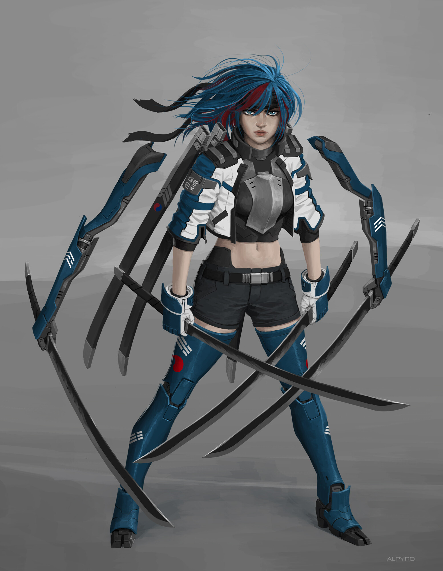 ArtStation - Cyborg girl 36