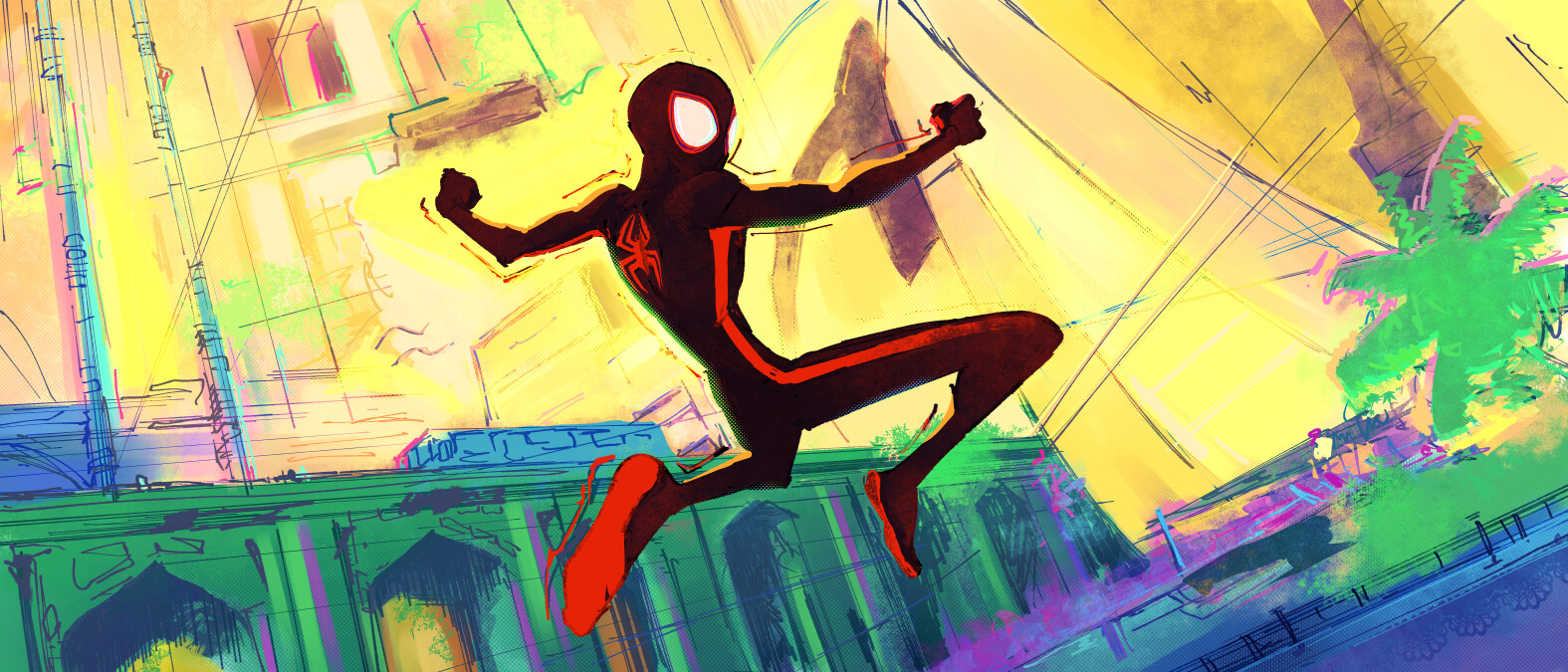ArtStation - Spiderverse 2 Sketch