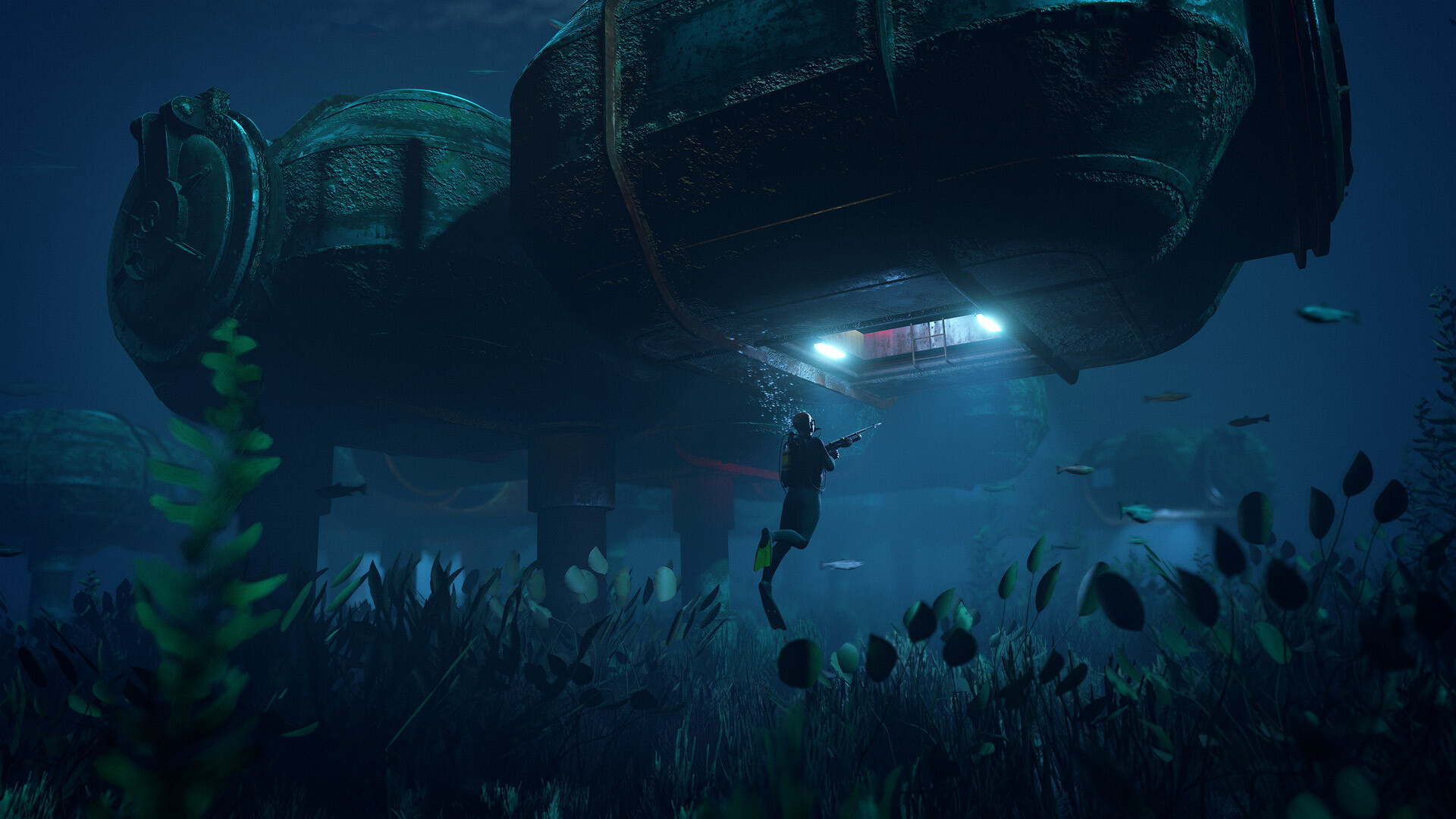 ArtStation - Rust - Procedural Underwater Bases