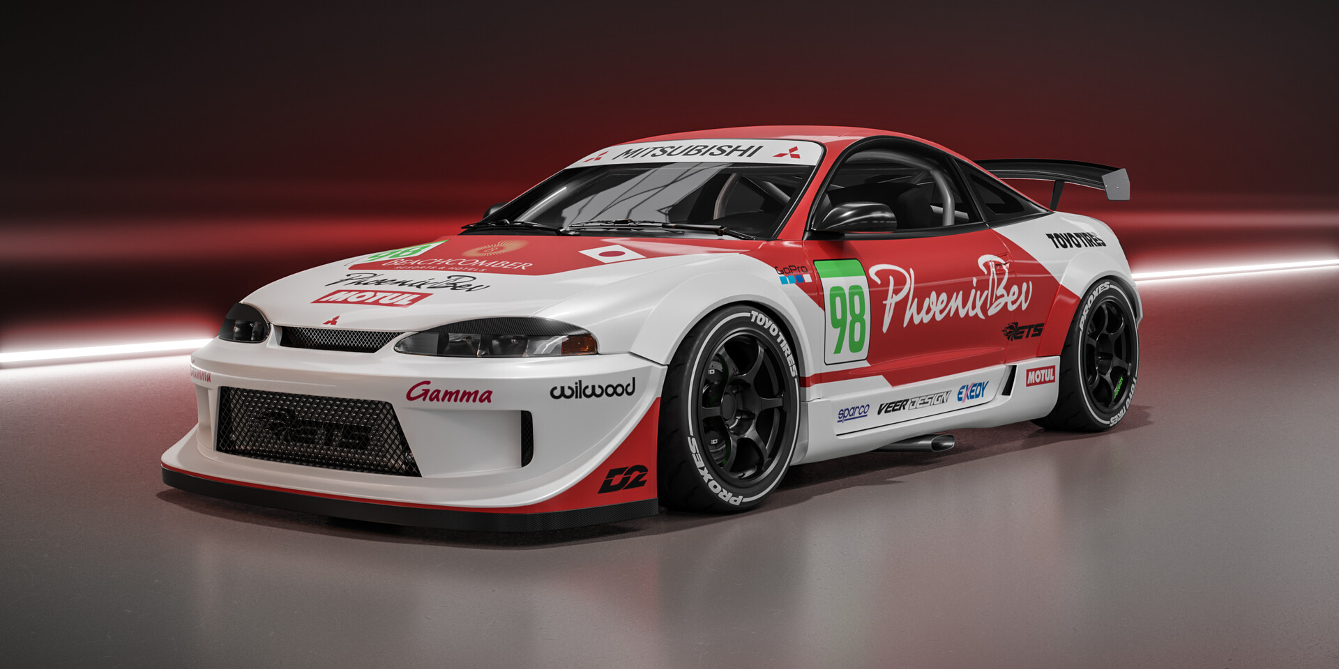 ArtStation - Hillclimb Mitsubishi Eclipse