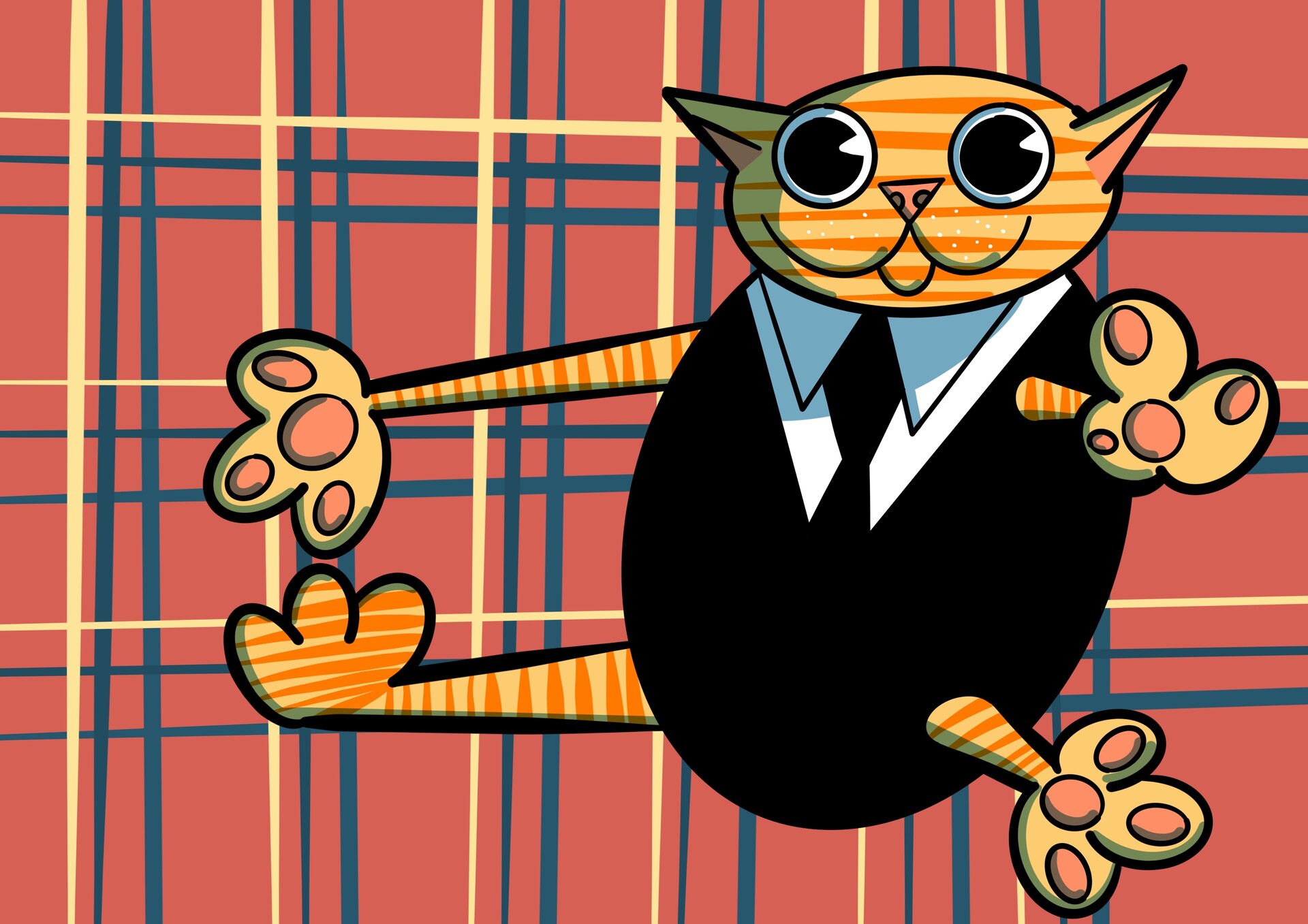 ArtStation - Cat in tux