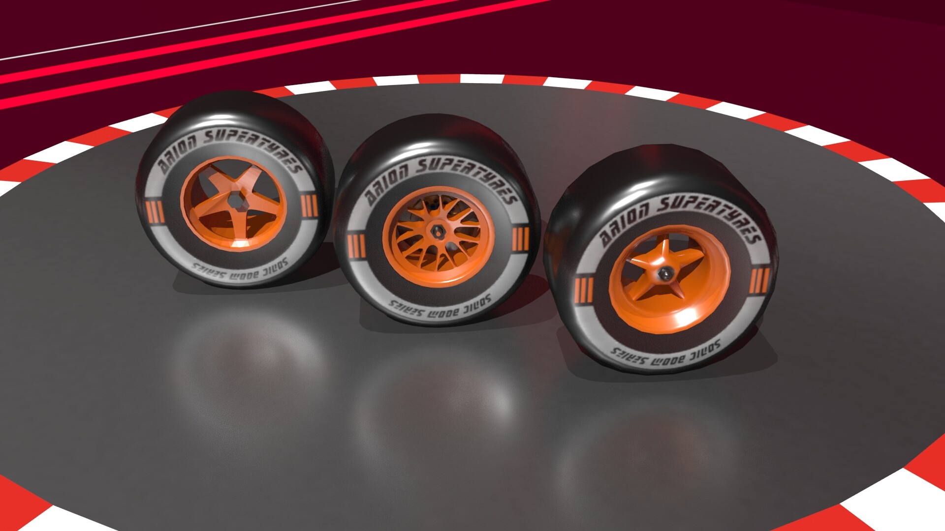 Muhammad Adeel - Formula 1 Car Tyre Models