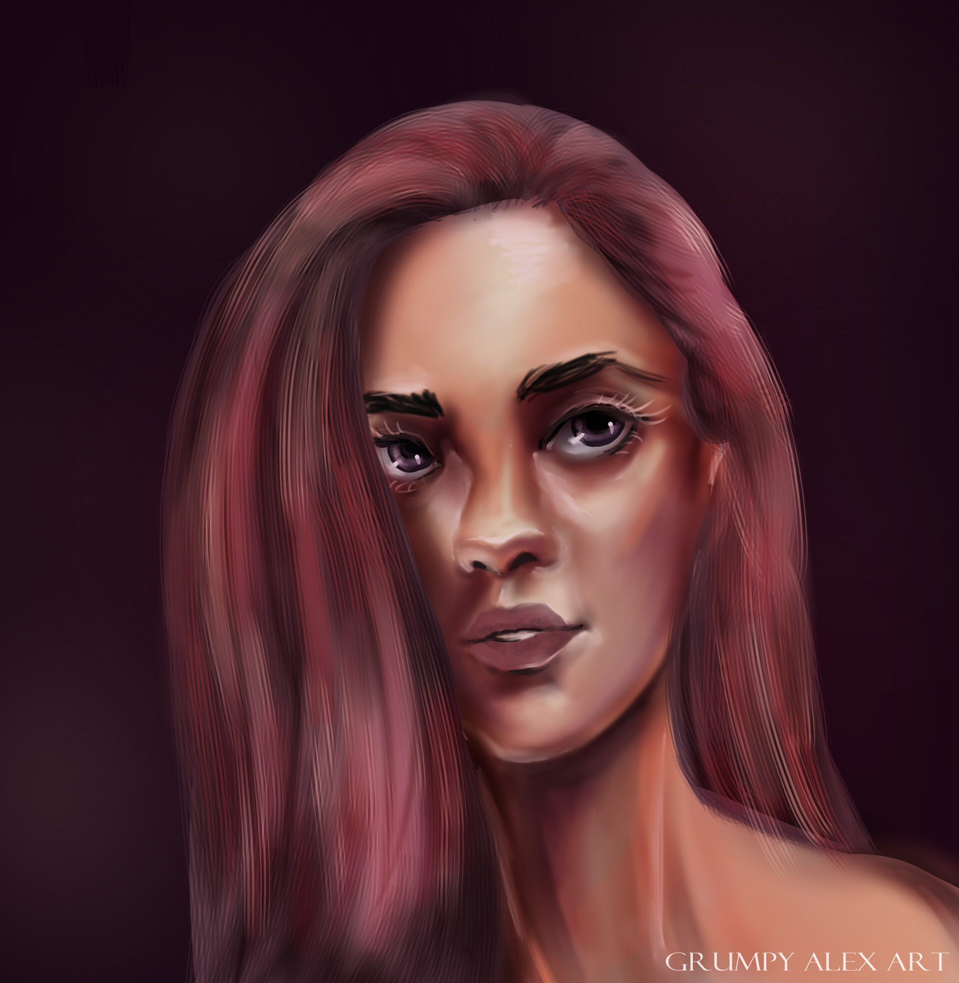 ArtStation - Potrait Rose