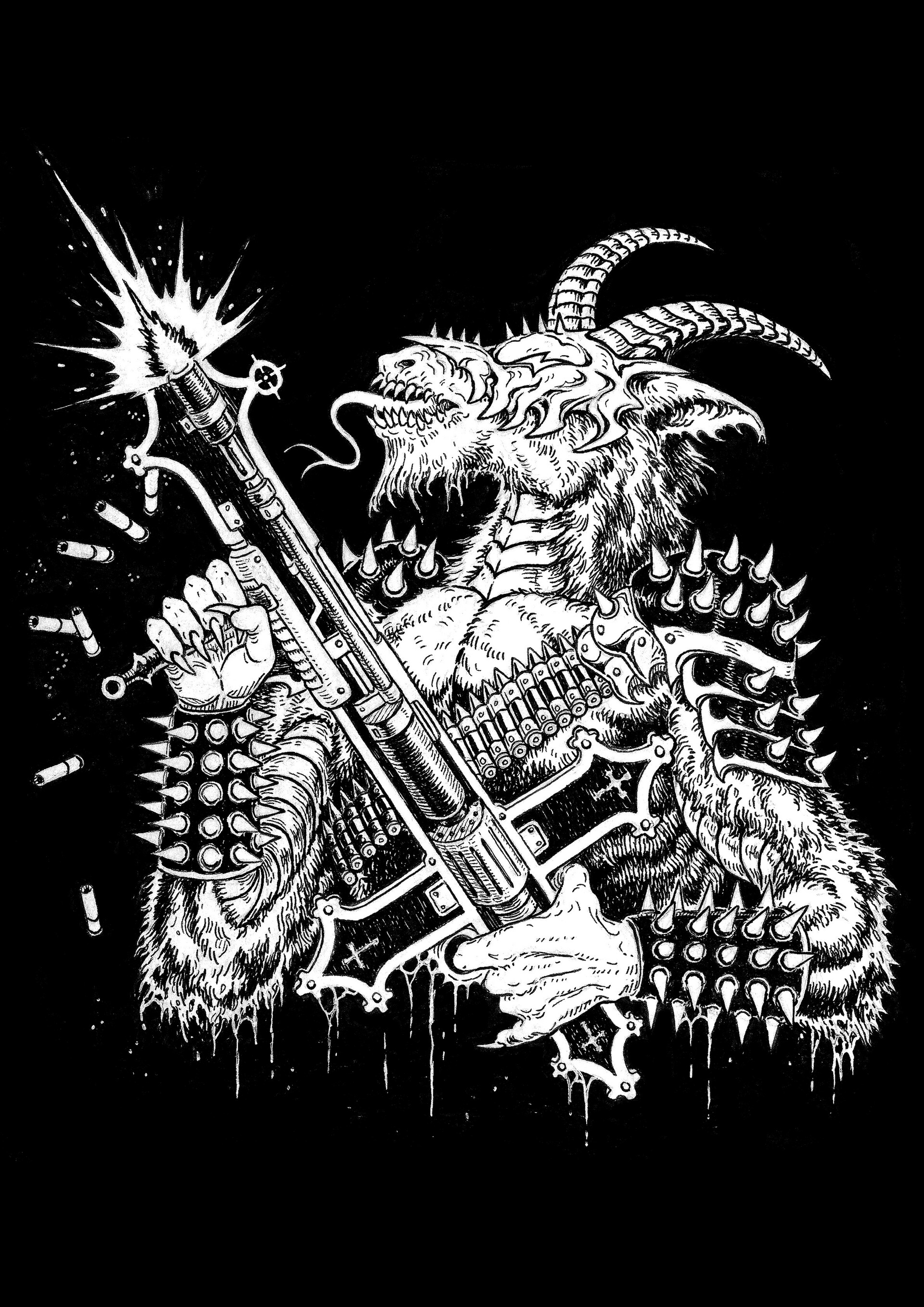 ArtStation - SLAUGHTER TO PREVAIL - Illustration