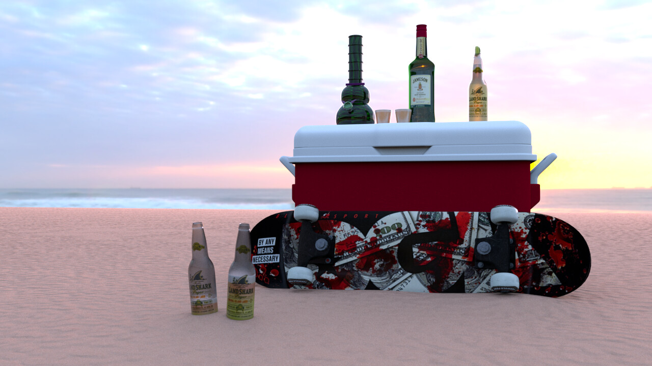 ArtStation - Beach Still Life