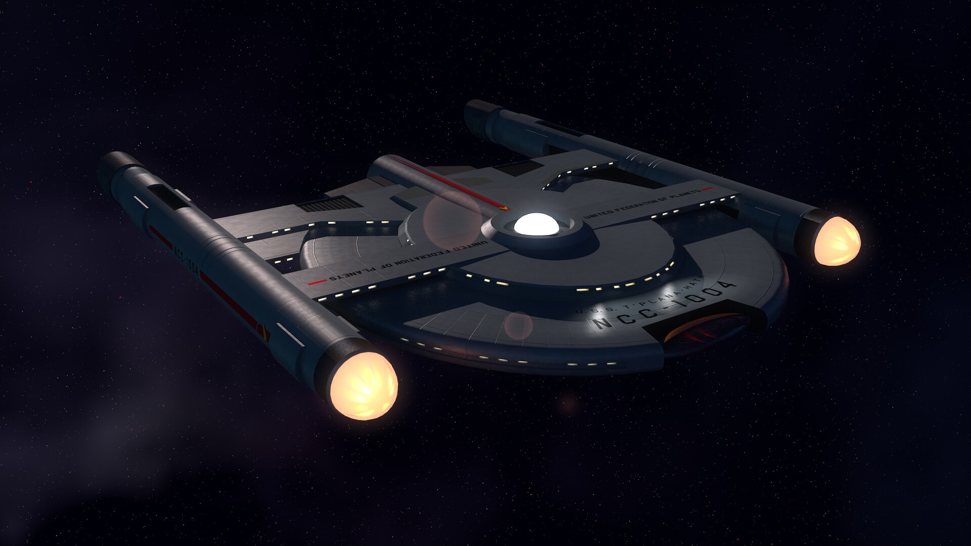 ArtStation - U.S.S. T'Plana-Hath, TOS Engle class