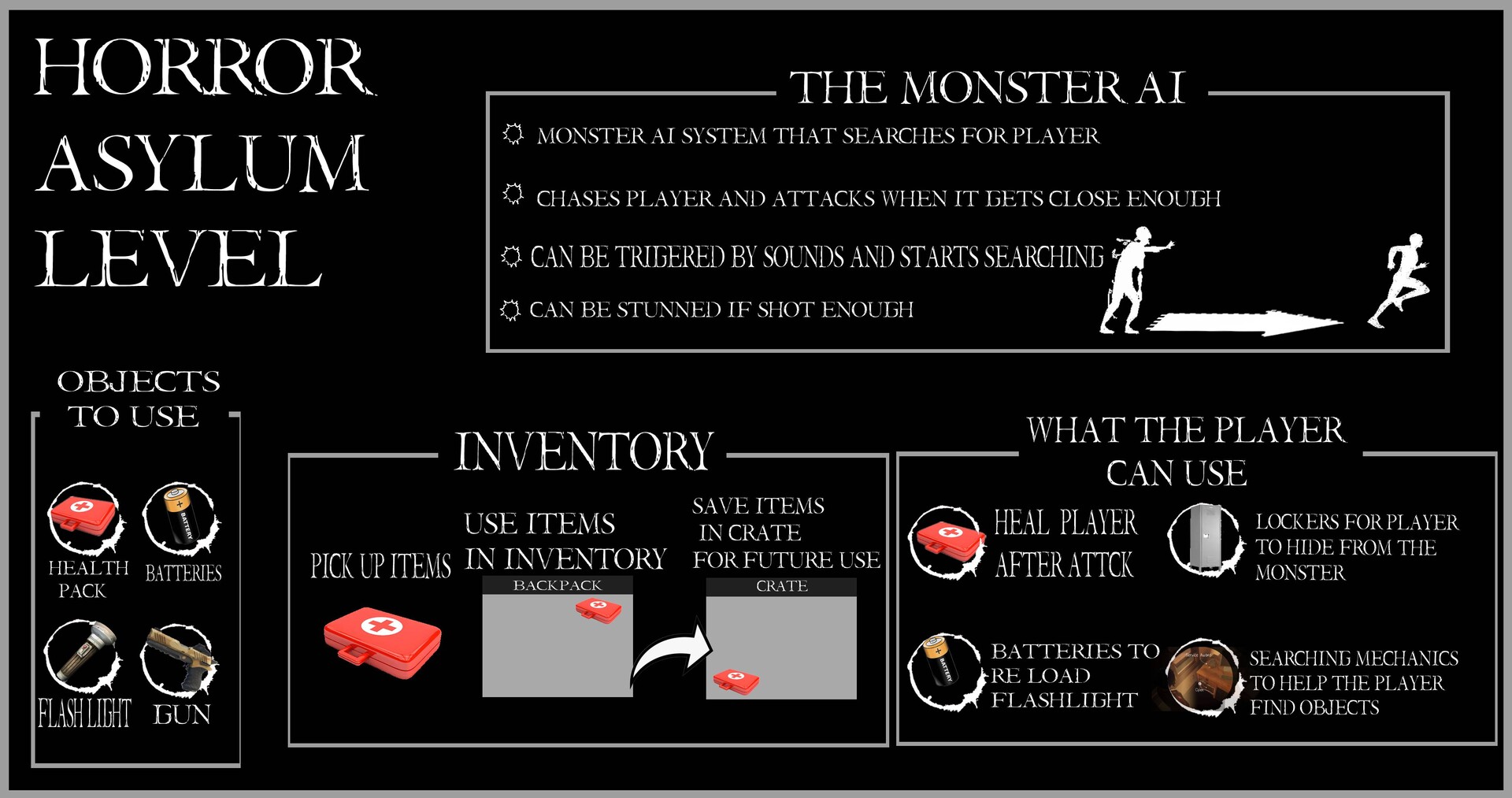 ArtStation - Asylum Horror Level Demo