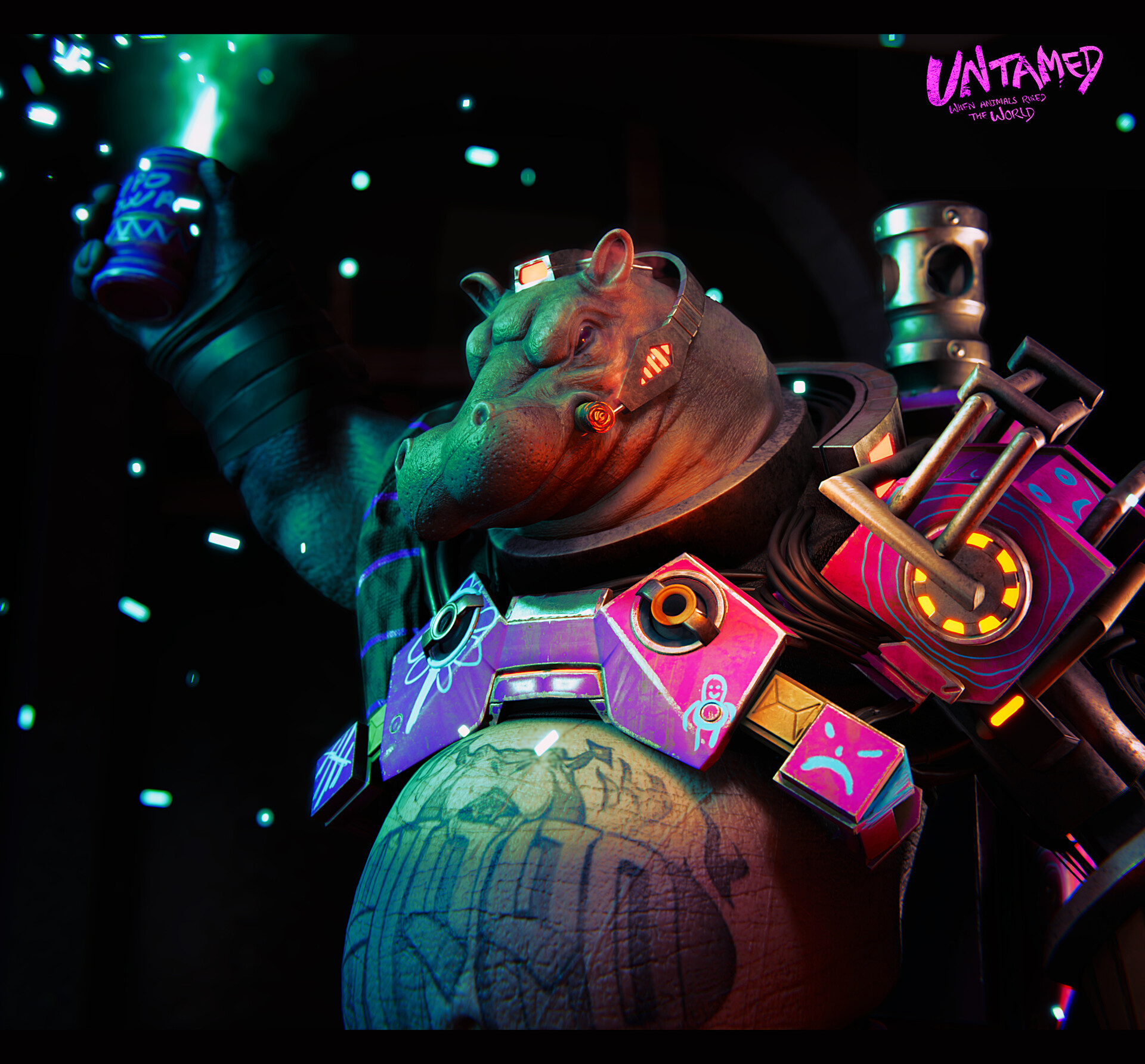 ArtStation - Hippo Warrior!