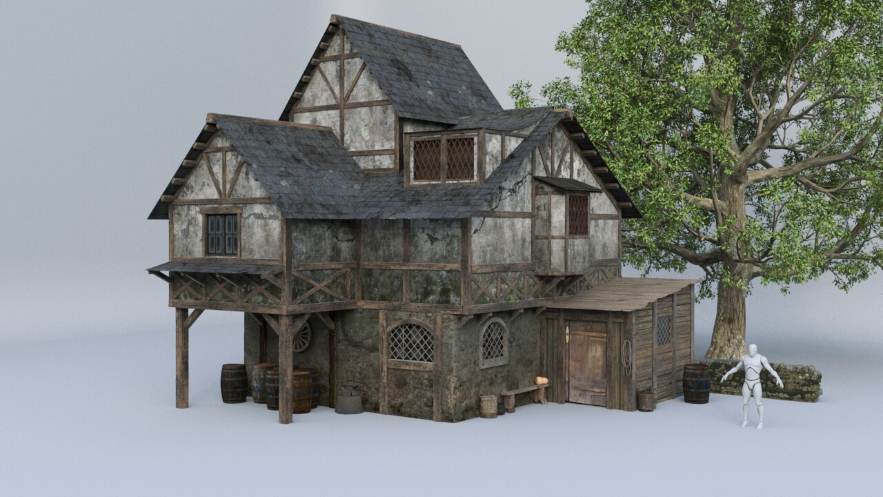 ArtStation - Medieval house