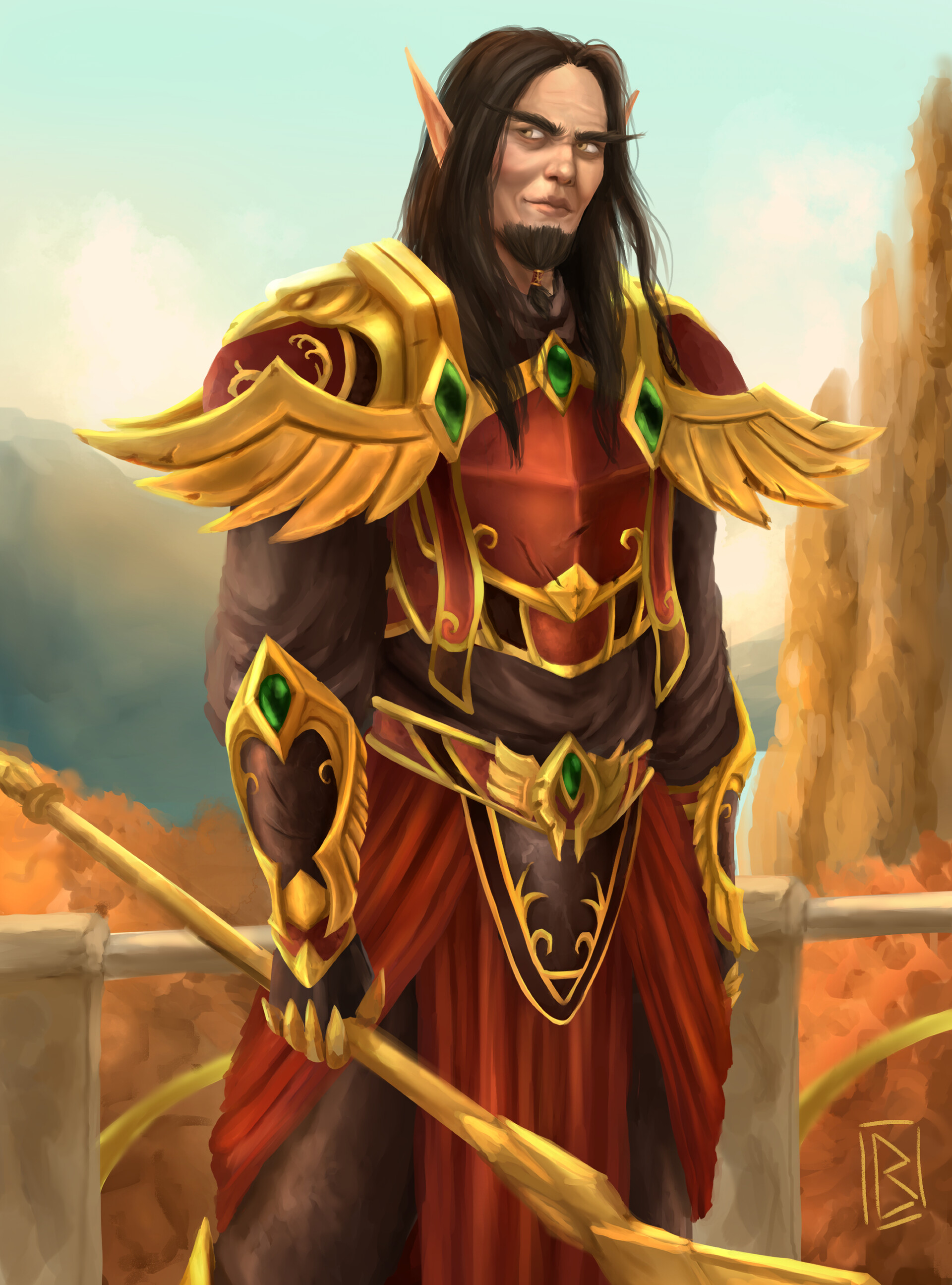 ArtStation - Blood elf