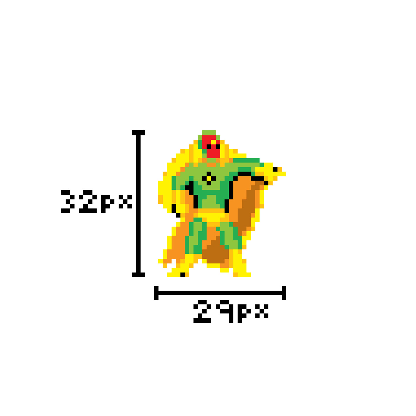 ArtStation - Behold... The vision (Pixel art)