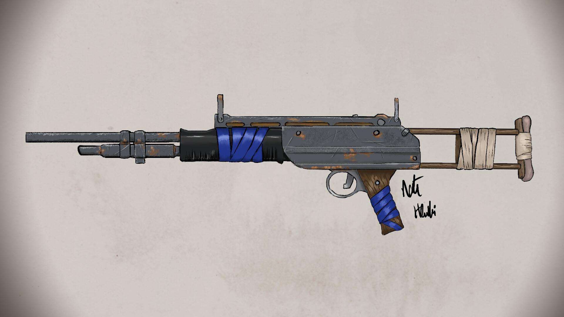 Fallout 4 Assault Rifle Concept Artnerf Fallout Laser Rifle