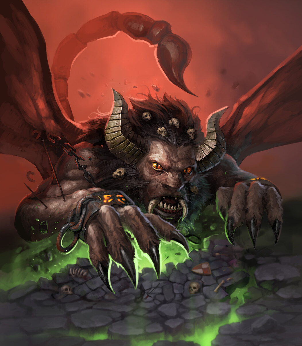 ArtStation - Godlands: Manticore