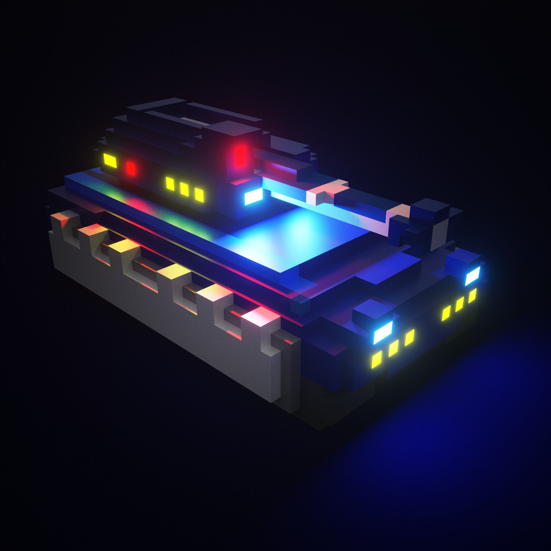 ArtStation - voxel tank