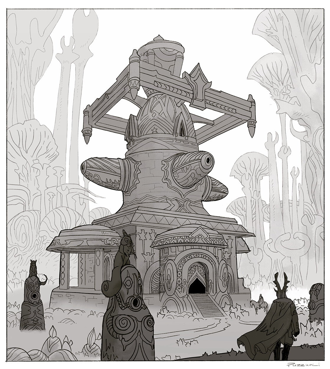 ArtStation - Wind temple