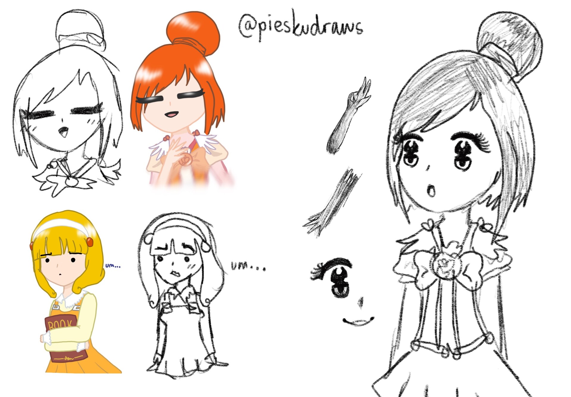 how to draw easy glitter force