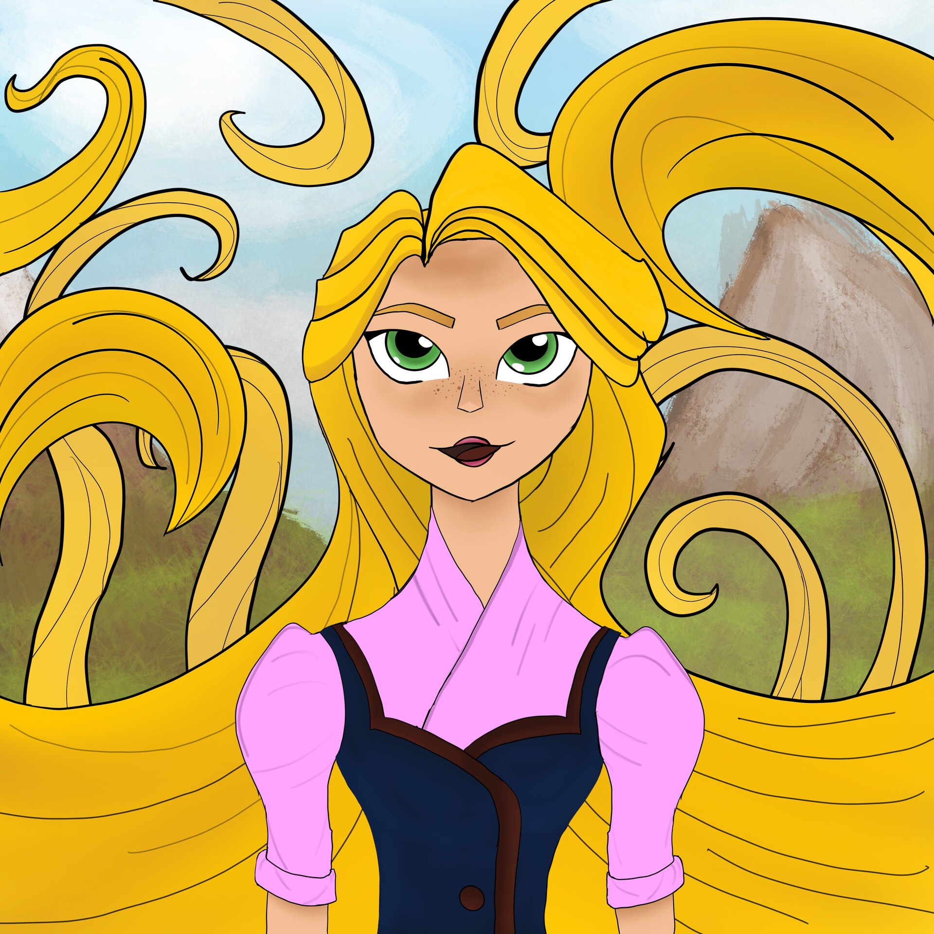 ArtStation - Rapunzel Tangled