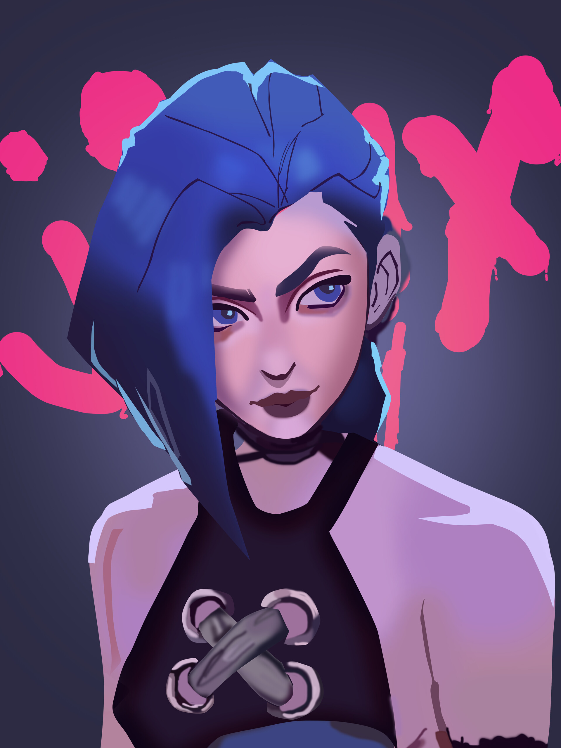 ArtStation - Jinx (Arcane) Fan art